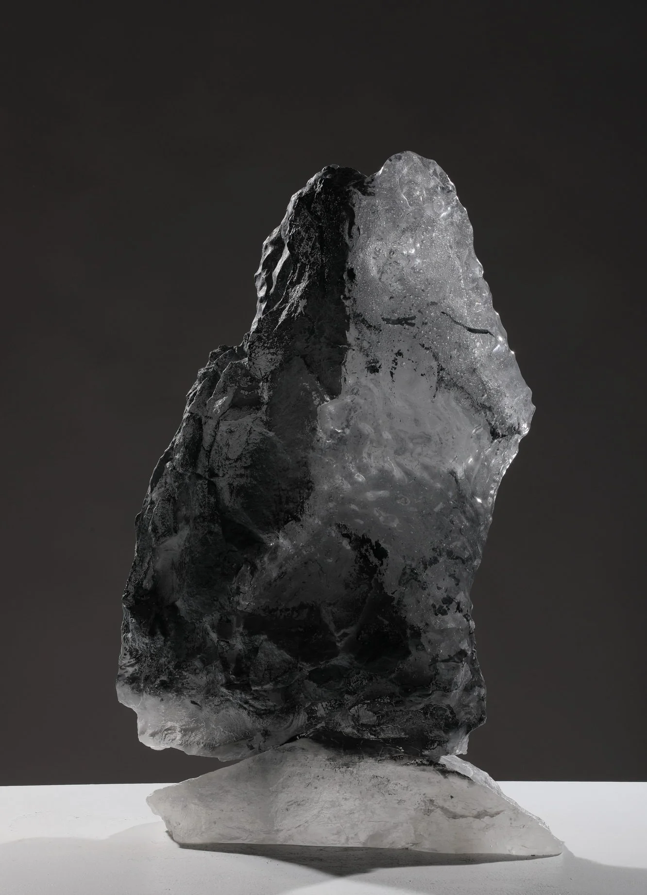 Cast Glass Sculpture - Ice Fragments — David Ruth Cast Glass