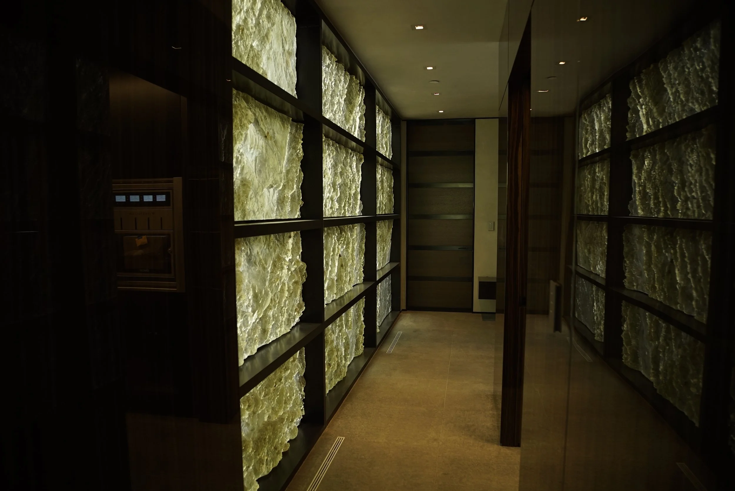 Architectural Cast Glass - Colorado Cascade — David Ruth Cast Glass