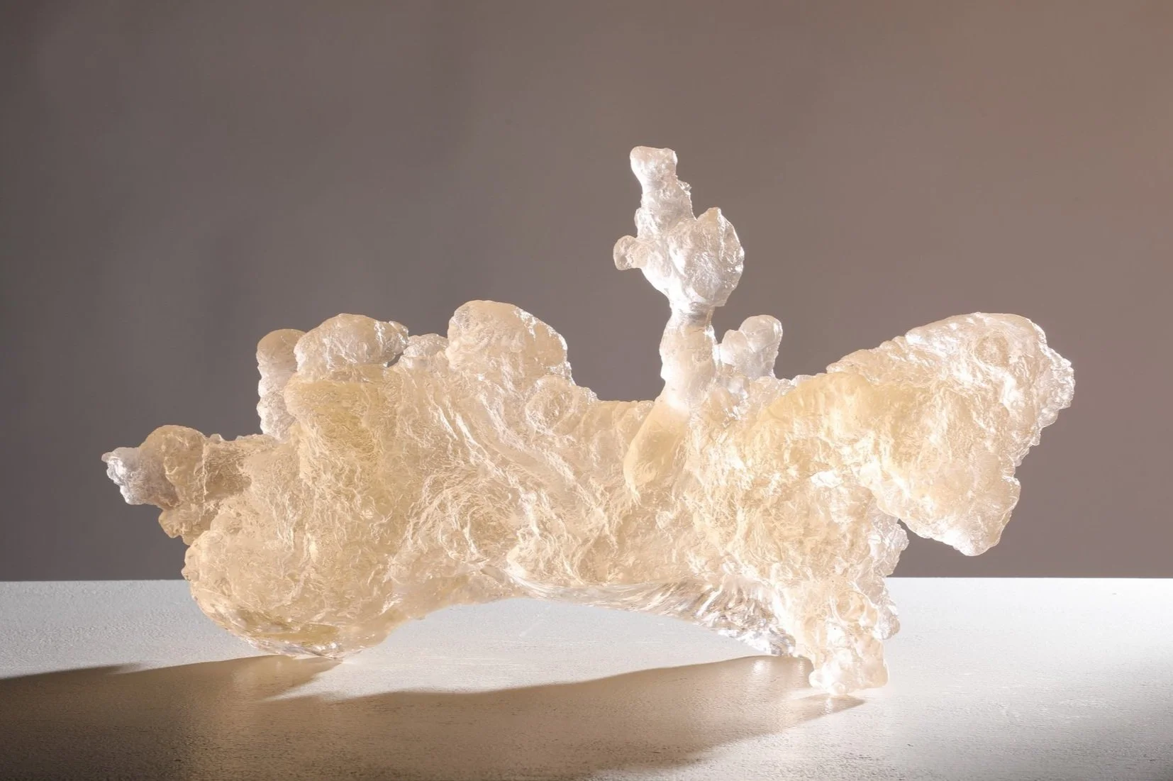 Cast Glass Sculpture - Ice Fragments — David Ruth Cast Glass