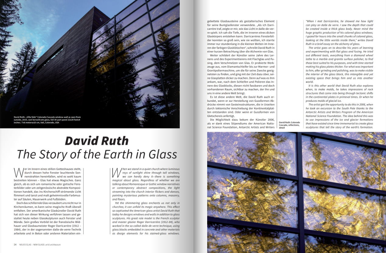 David Ruth Cast Glass