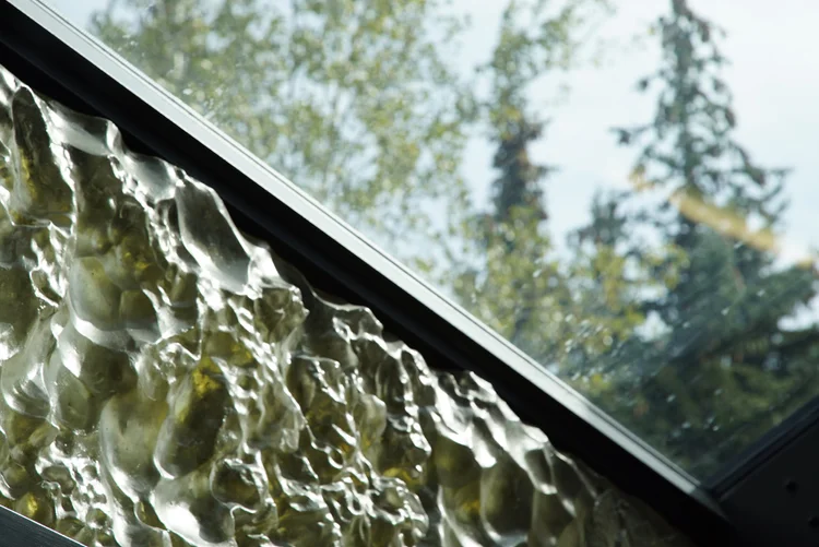 Architectural Cast Glass - Colorado Cascade — David Ruth Cast Glass