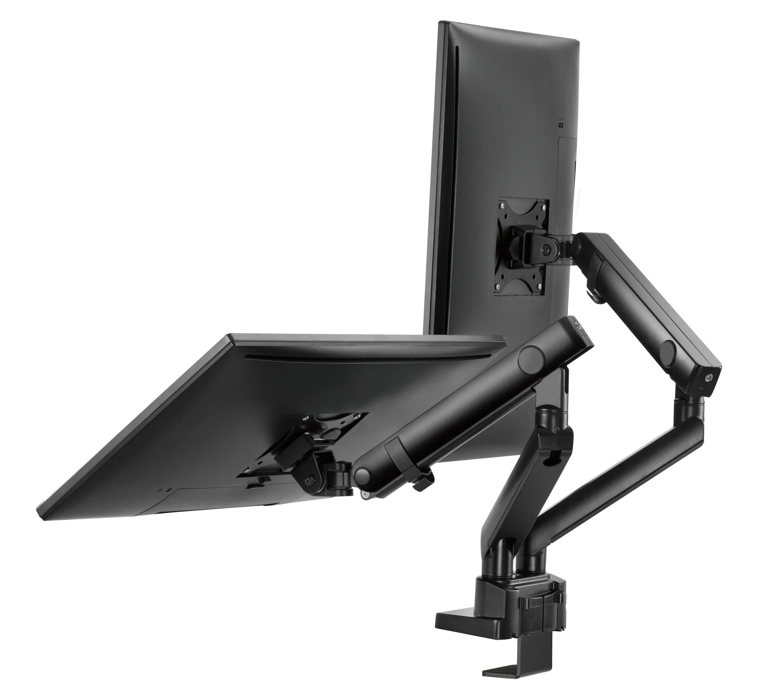 Dual Monitor Mount With Dual Articulating Arms | HYDRA2B — Amer Mounts