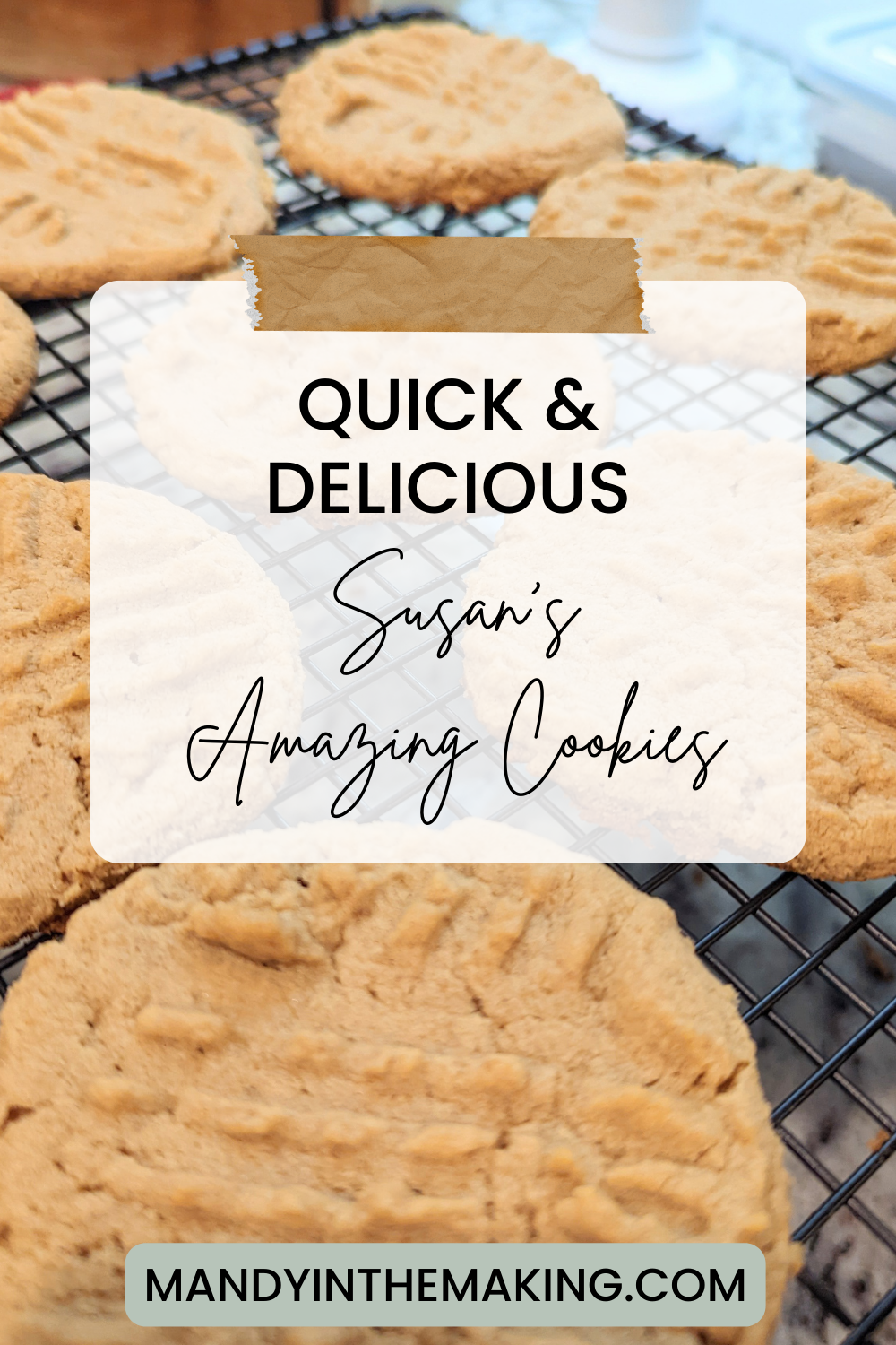 Susan’s Amazing Cookies — Mandy in the Making | Meals & More on YouTube
