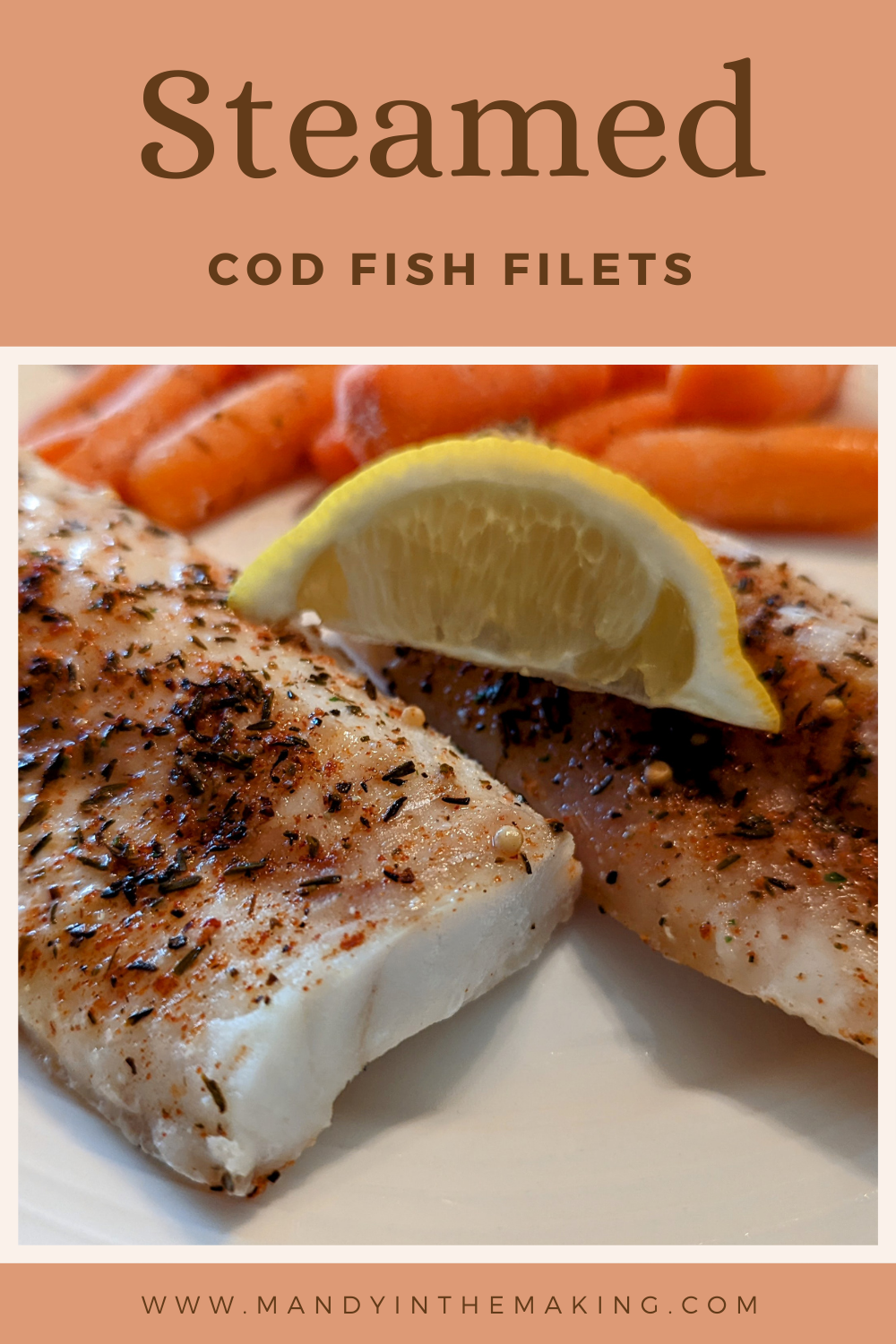 Quick and Easy Steamed Cod — Mandy in the Making | Meals & More on YouTube