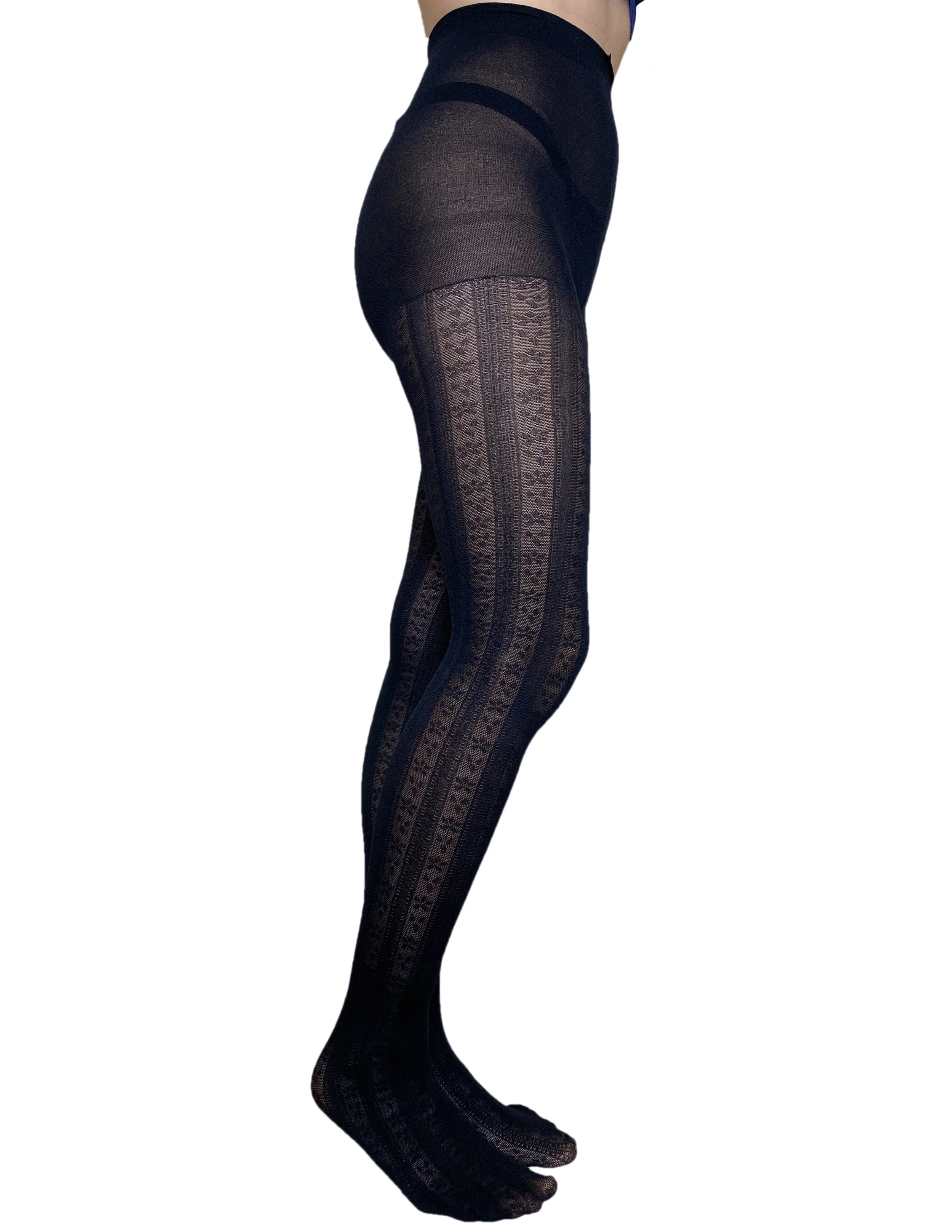 Two Tone Pantyhose — Sheerly Touch-Ya