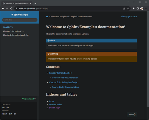 My Sphinx Best Practice Guide for Multi-version Documentation in ...