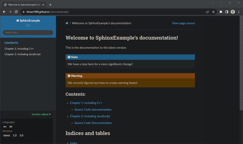 My Sphinx Best Practice Guide for Multi-version Documentation in ...