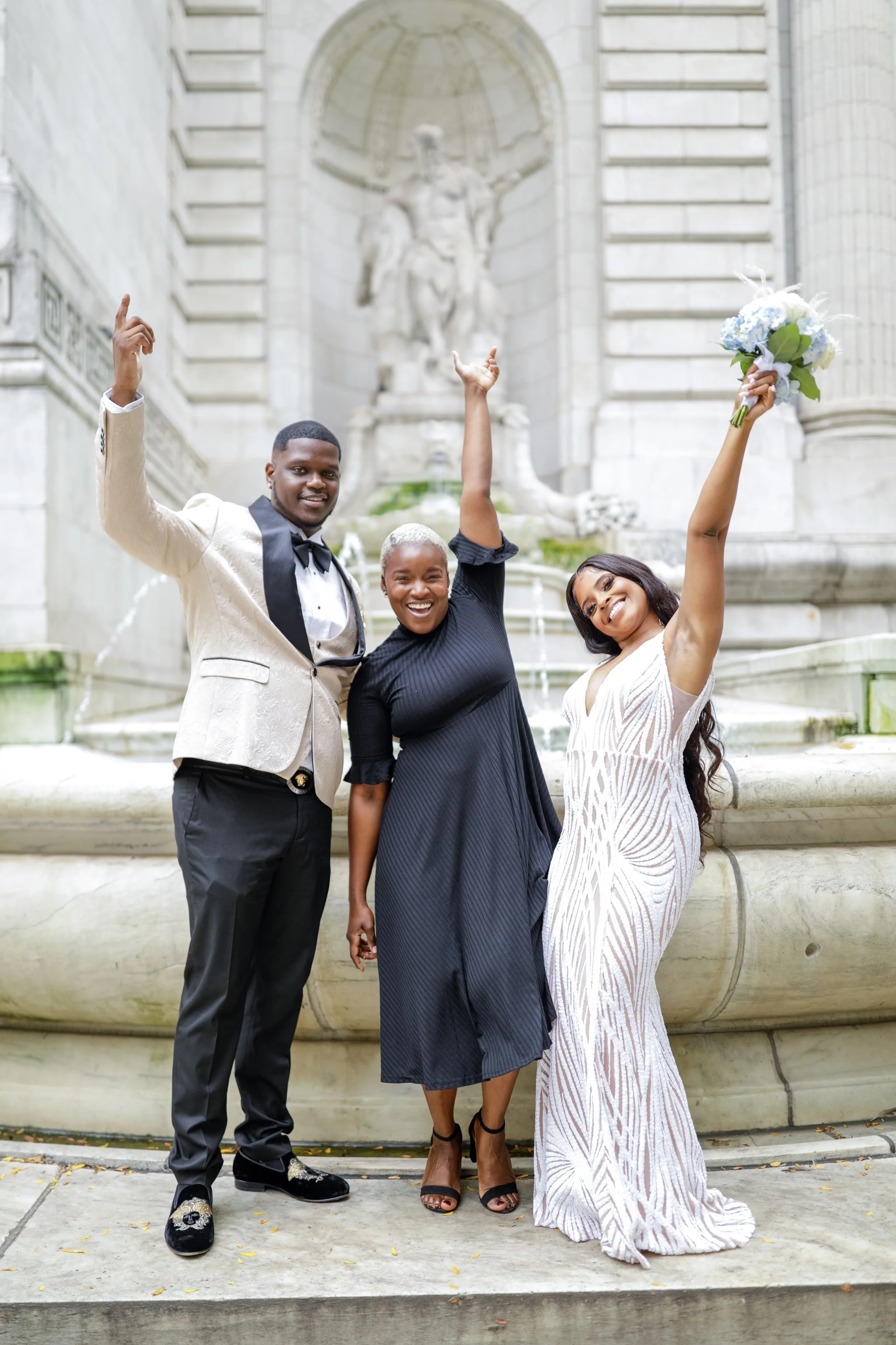 New York Public Library Elopement Photos — Robyn Ashley Weddings