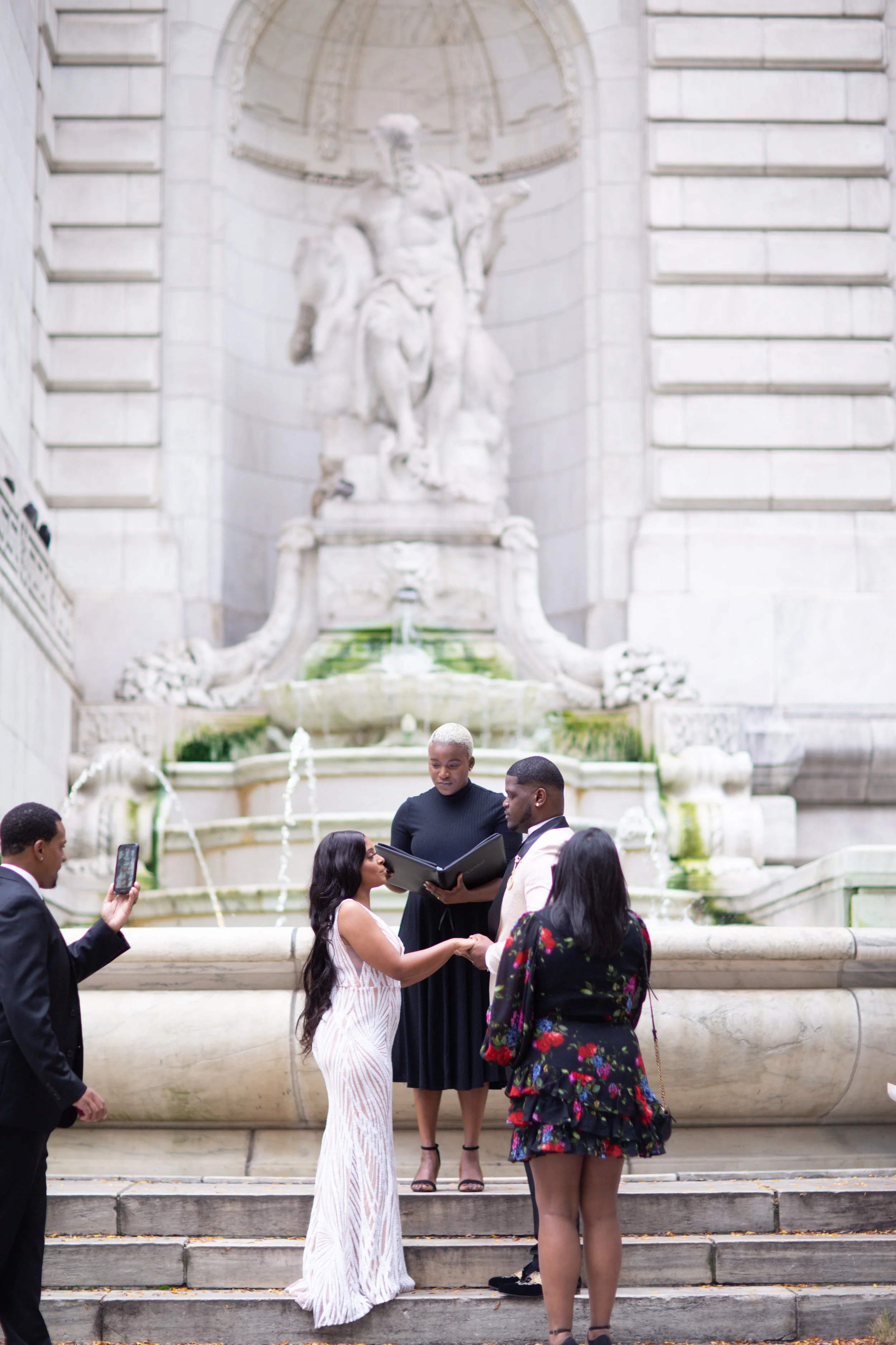 New York Public Library Elopement Photos — Robyn Ashley Weddings