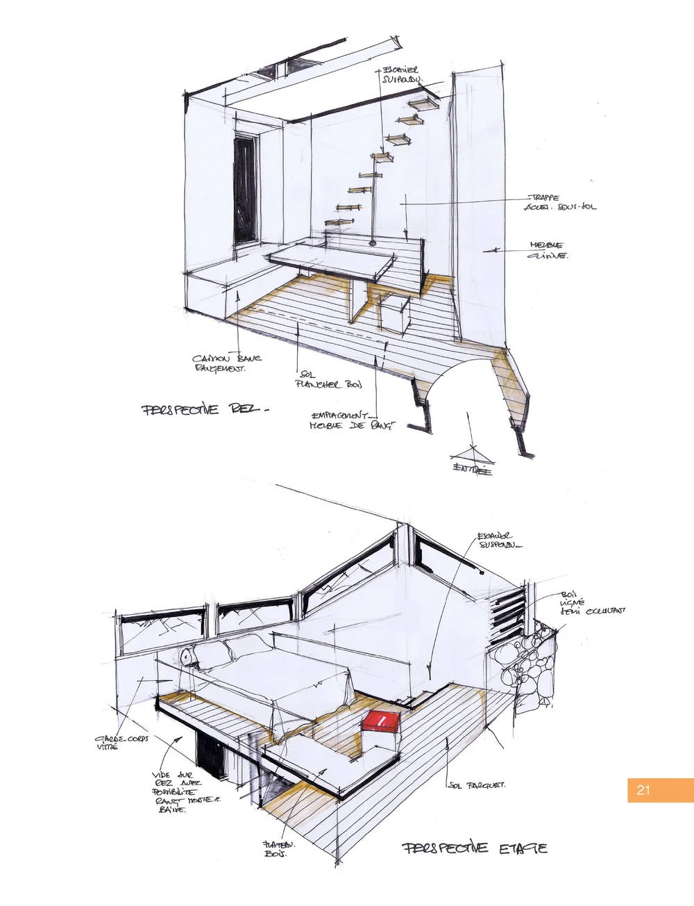 ESQUISSES ET CROQUIS D'ARCHITECTURE V1 - carnet de croquis d'un ...