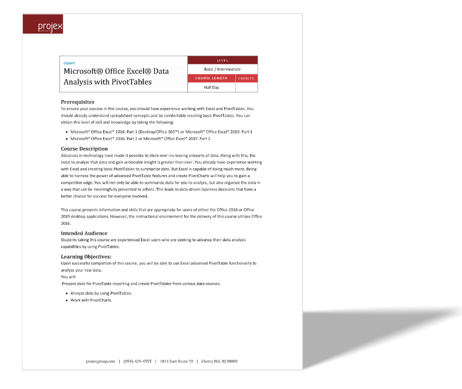 DA_TRAINING: Microsoft® Office Excel® Data Analysis with PivotTables ...