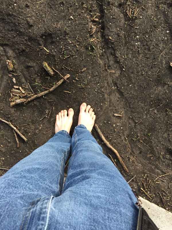 Autism and Barefooting — An Darach Forest Therapy