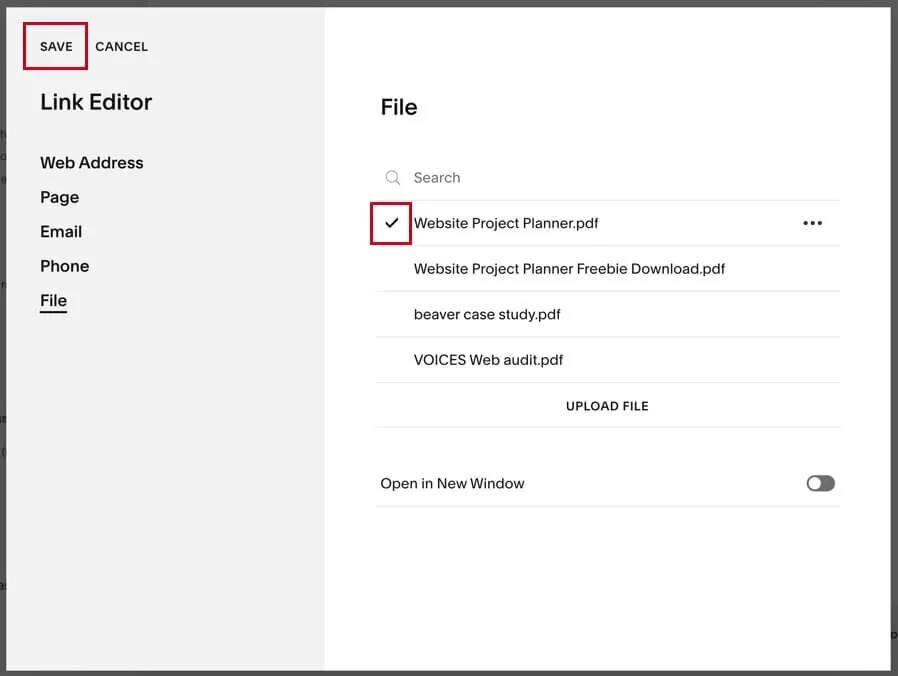 How To Add PDF (Or Any Files) to Squarespace