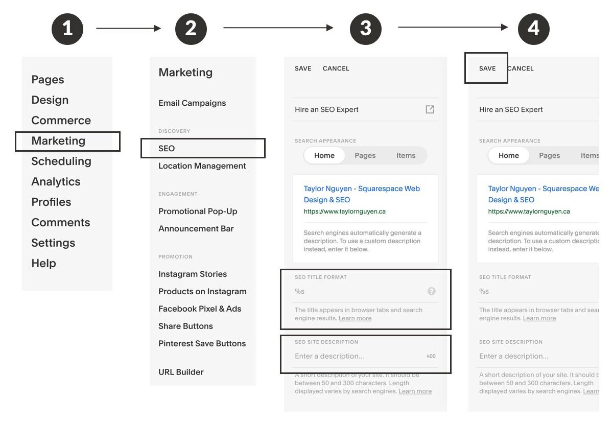 How to Edit, Hide and Optimize Squarespace Page Title