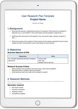 UX Research Templates