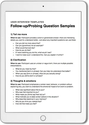 UX Research Templates