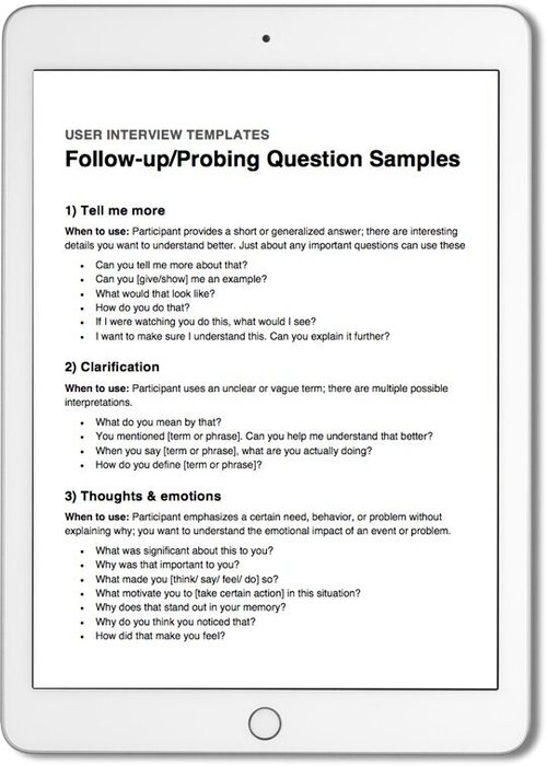 UX Research Templates