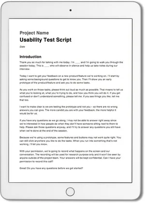 UX Research Templates