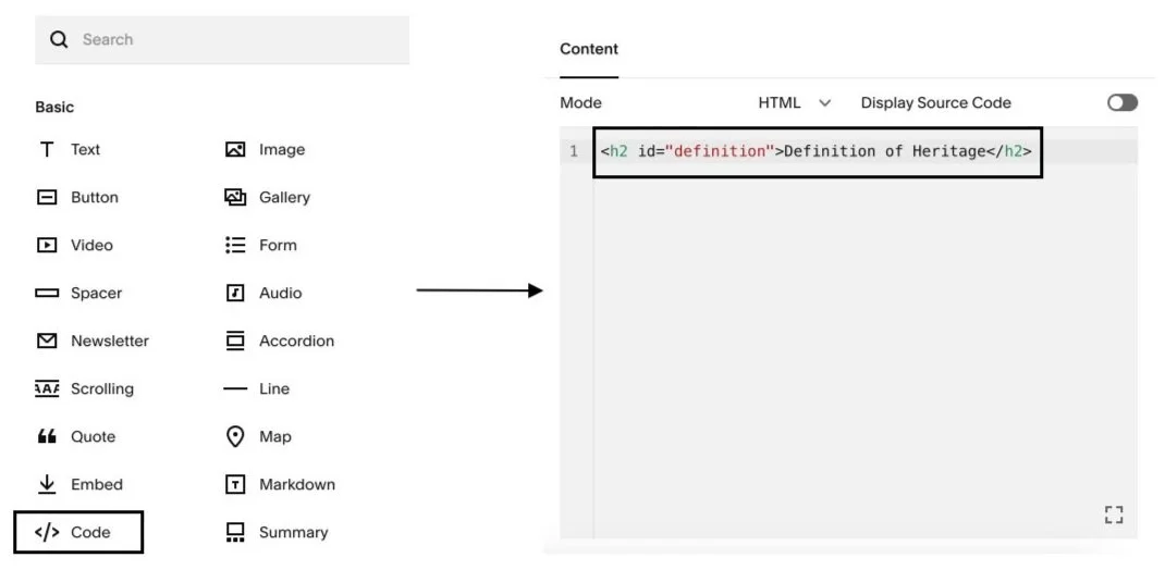 How to Add Anchor Links In Squarespace (Easy Coding)