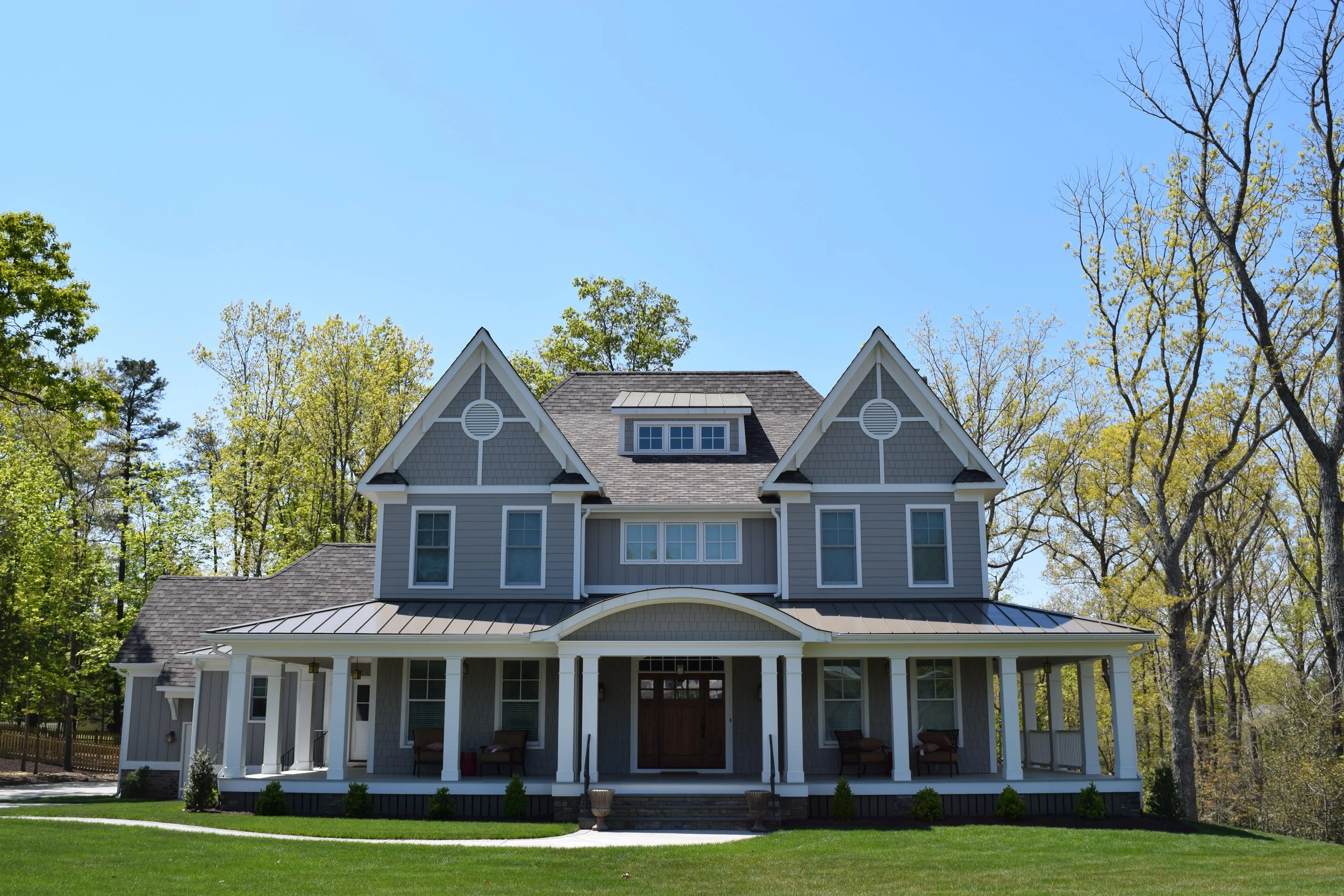Modern Farmhouse, Midlothian, Virginia — Mark Spangler Architecture