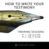 How To Write Your Testimony Session 1 — Storyline Eugene