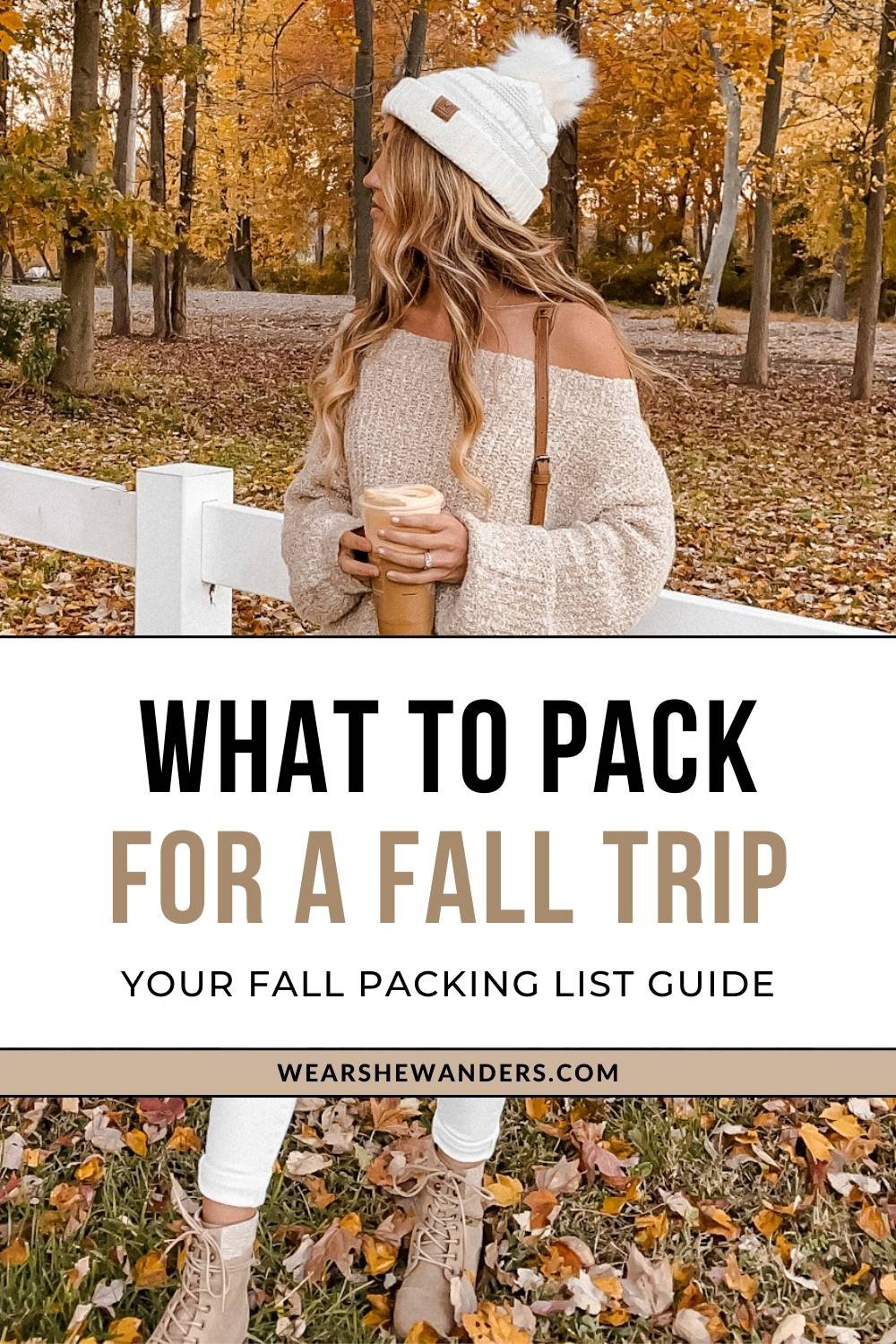 Fall Travel Packing List: What to Pack for a Fall Getaway