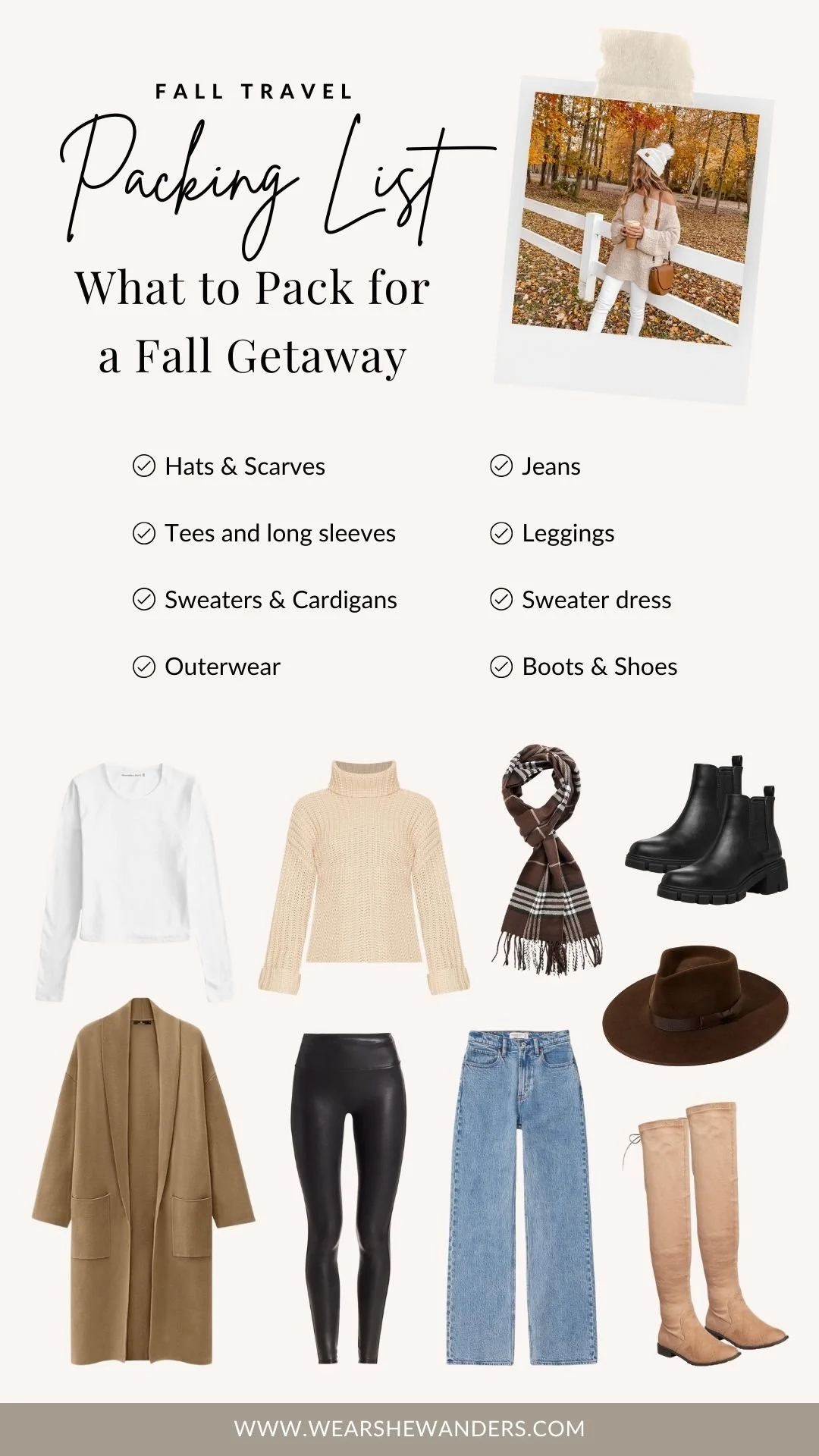 Fall Travel Packing List: What to Pack for a Fall Getaway