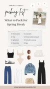 Spring Travel Packing List: What to Pack for Spring Break