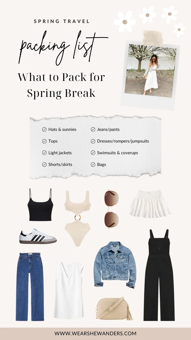 Spring Travel Packing List: What to Pack for Spring Break