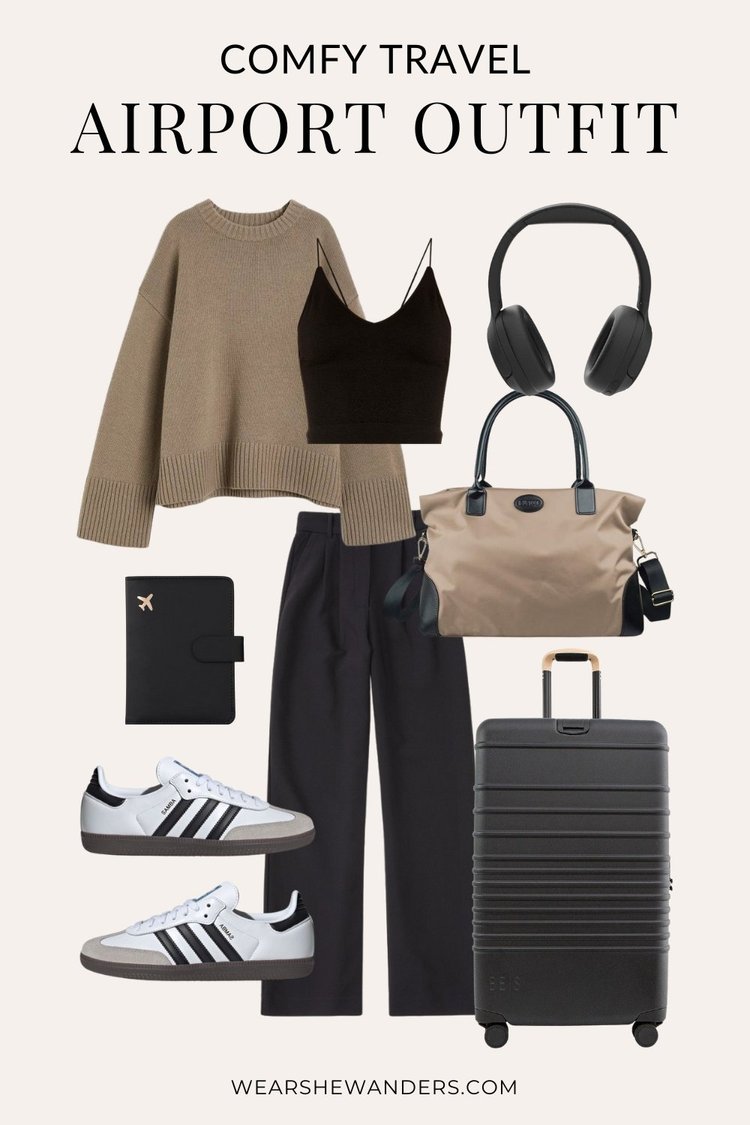 Comfy Travel Outfits to Wear to the Airport and Beyond