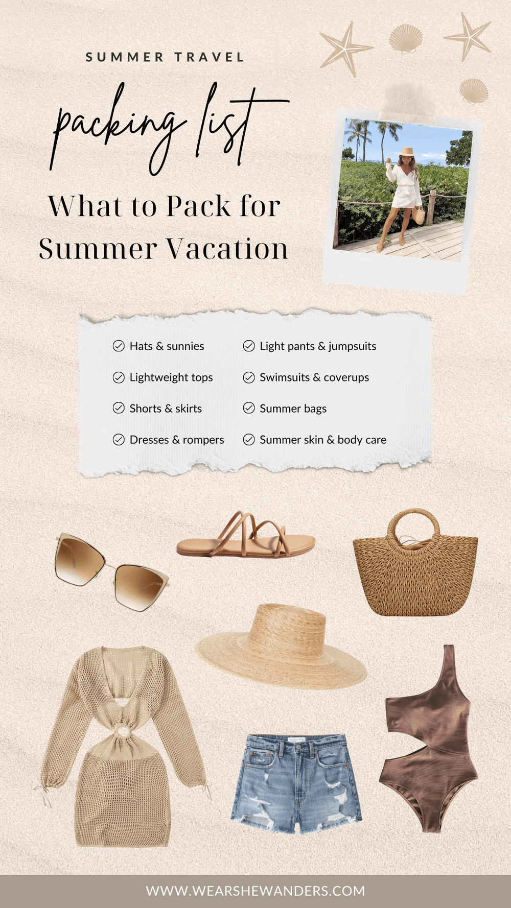 Summer Travel Packing List: What to Pack for Summer Vacation
