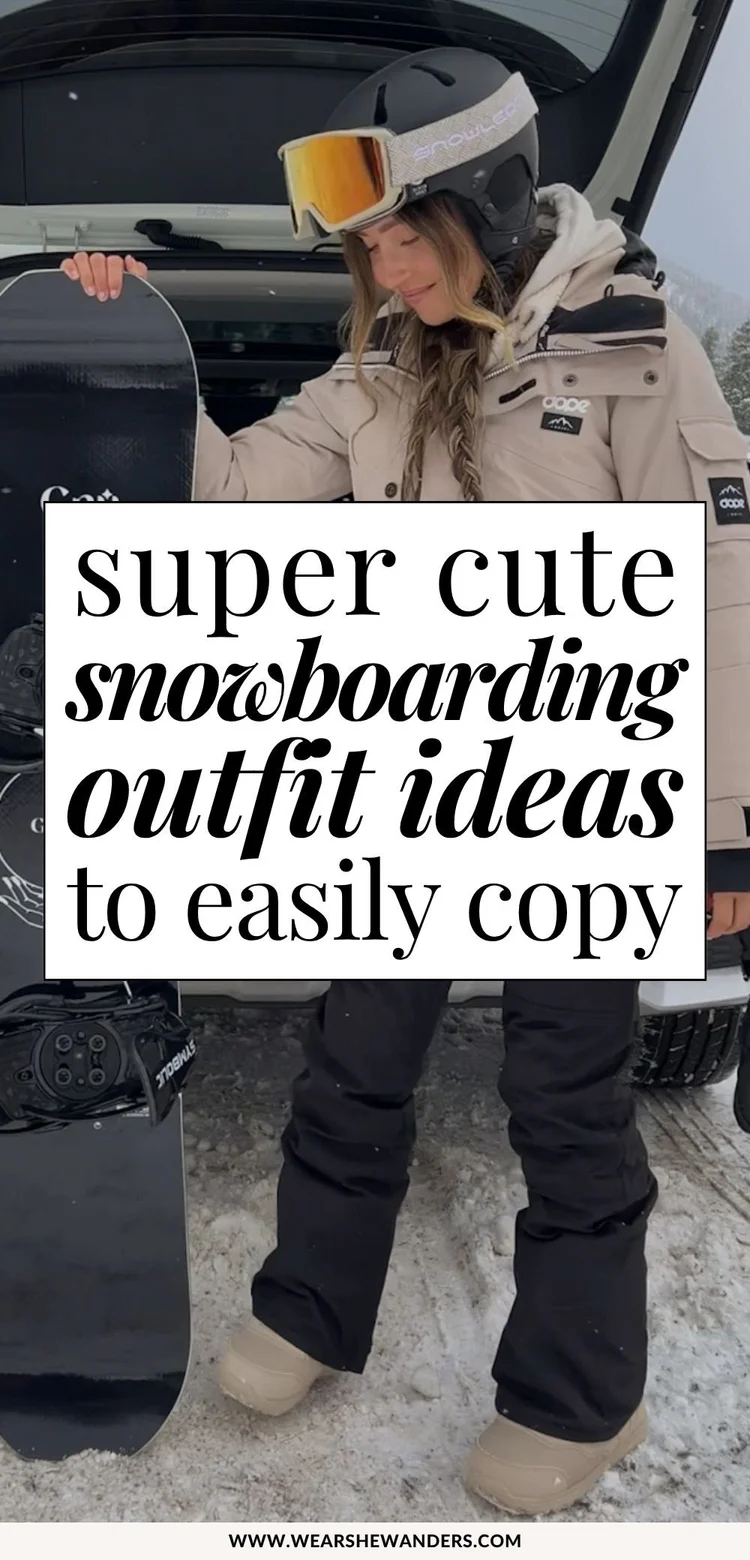 Cute Women’s Snowboarding Outfits You’ll Want to Copy