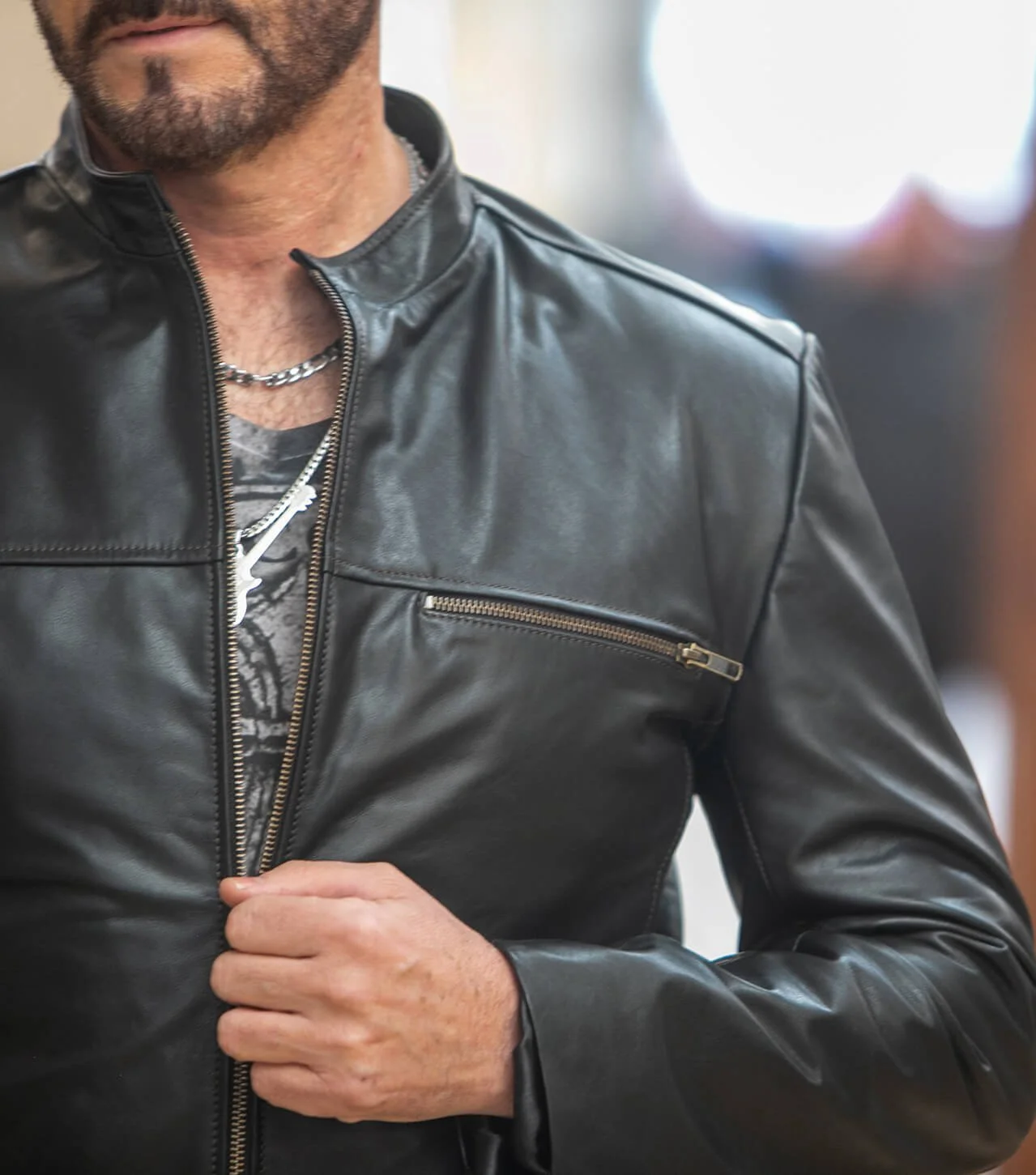 Luigi Biker Jacket — LEATHER BY VAL