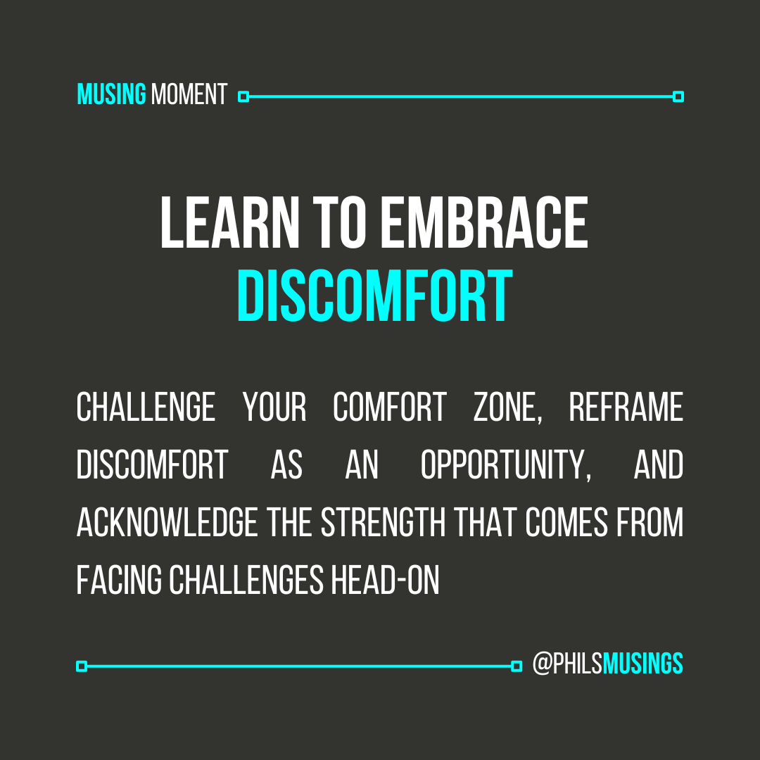 Embracing Discomfort — Philipp Karbaum