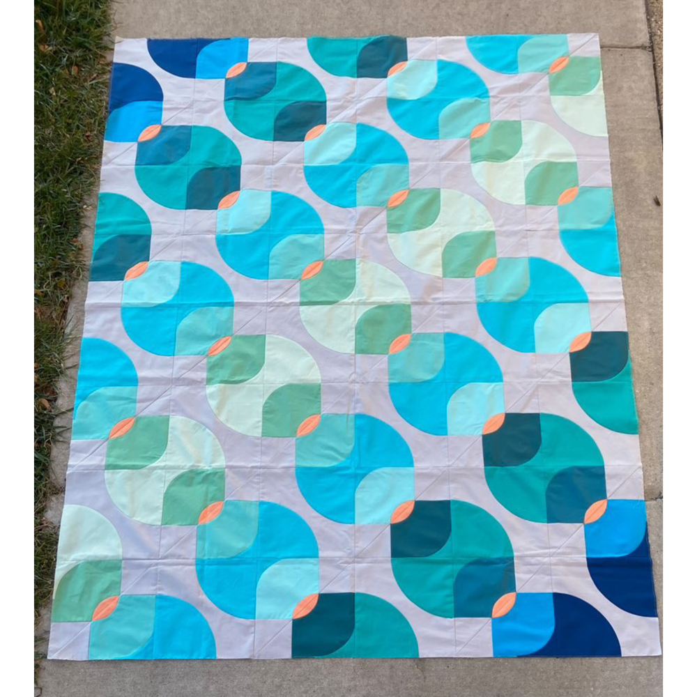 Anachrome PDF Quilt Pattern - Modern Quilt in Three Sizes | Glad Hand Sews