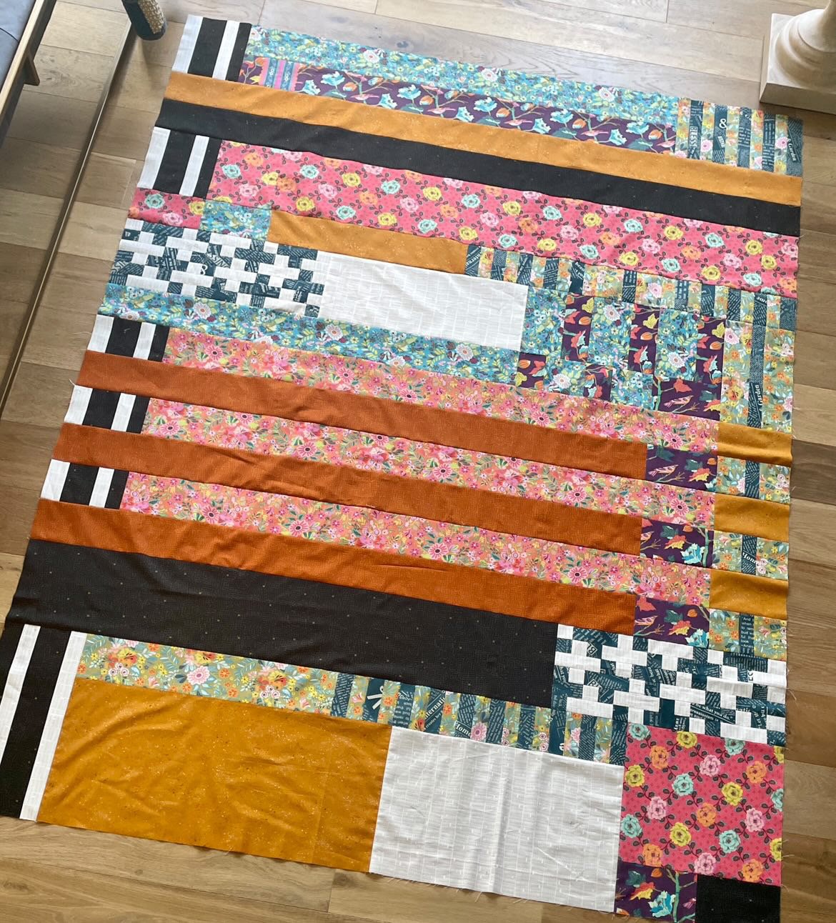 Color Connection Modern Quilt Pattern PDF - Queen, Throw, Baby Size ...