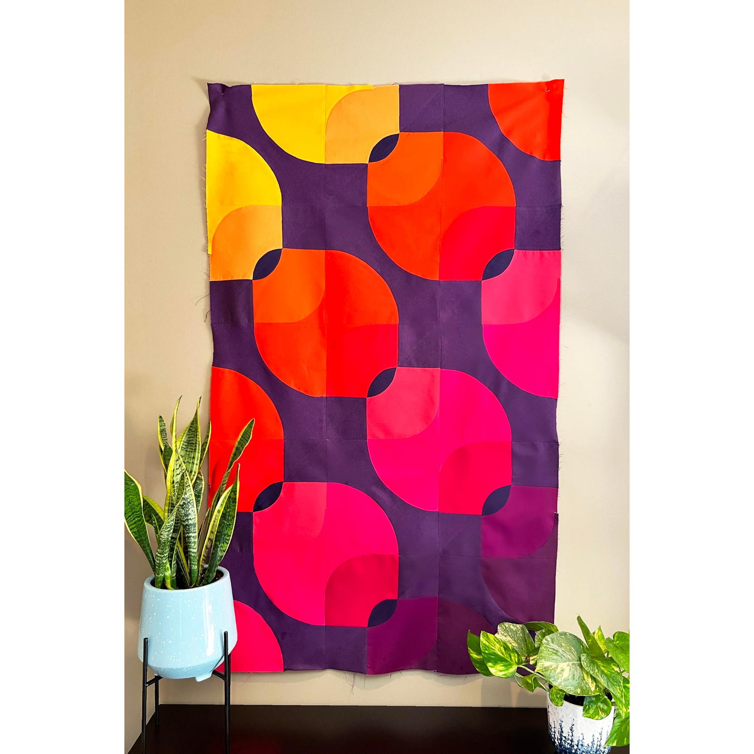 Anachrome PDF Quilt Pattern - Modern Quilt in Three Sizes | Glad Hand Sews