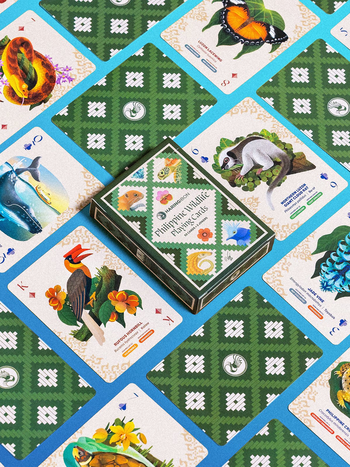 Haring Ibon Philippine Wildlife Playing Cards — Vinz Pascua