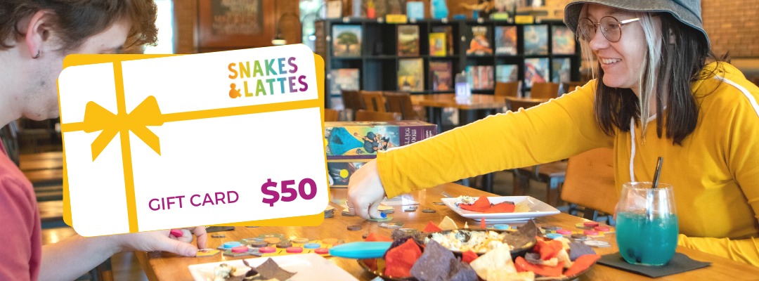 Buy Snakes & Lattes Gift Cards | For Board Game Lovers!