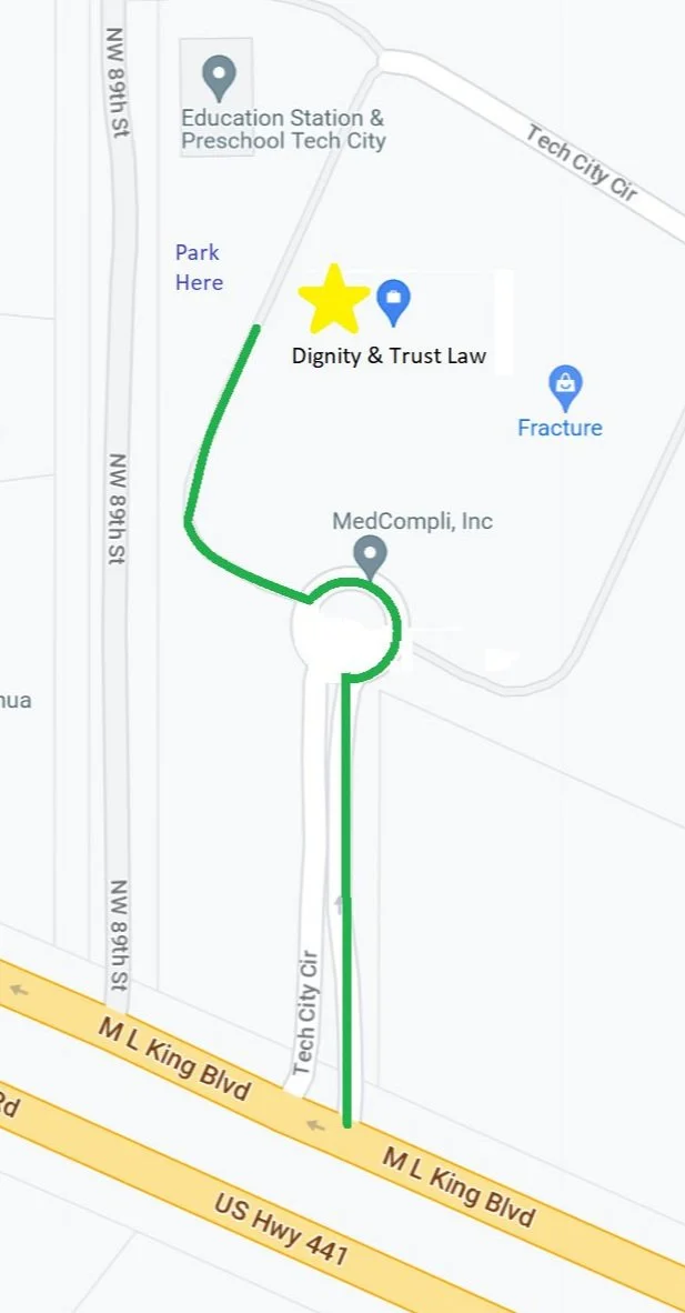 Map — Dignity and Trust Law