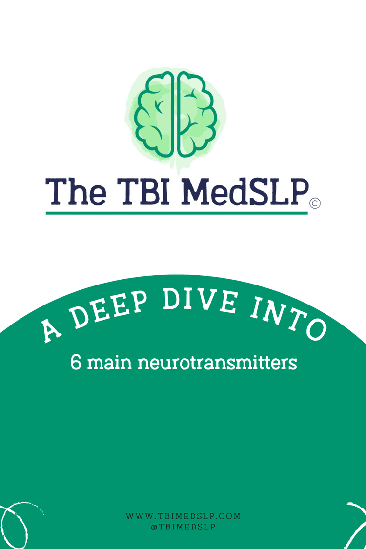 Navigate Your Brain's Chemistry: A Look at 6 Key Neurotransmitters. — TBI MedSLP
