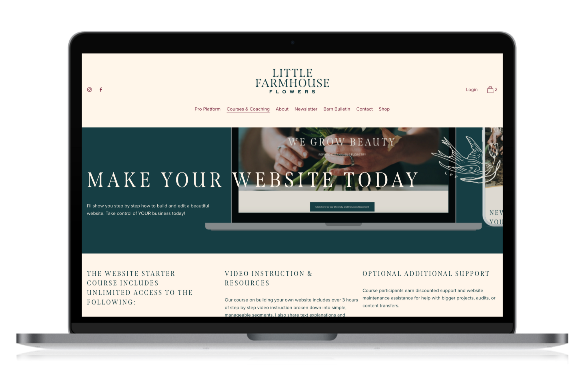 Little Farmhouse Online Courses — little farmhouse flowers