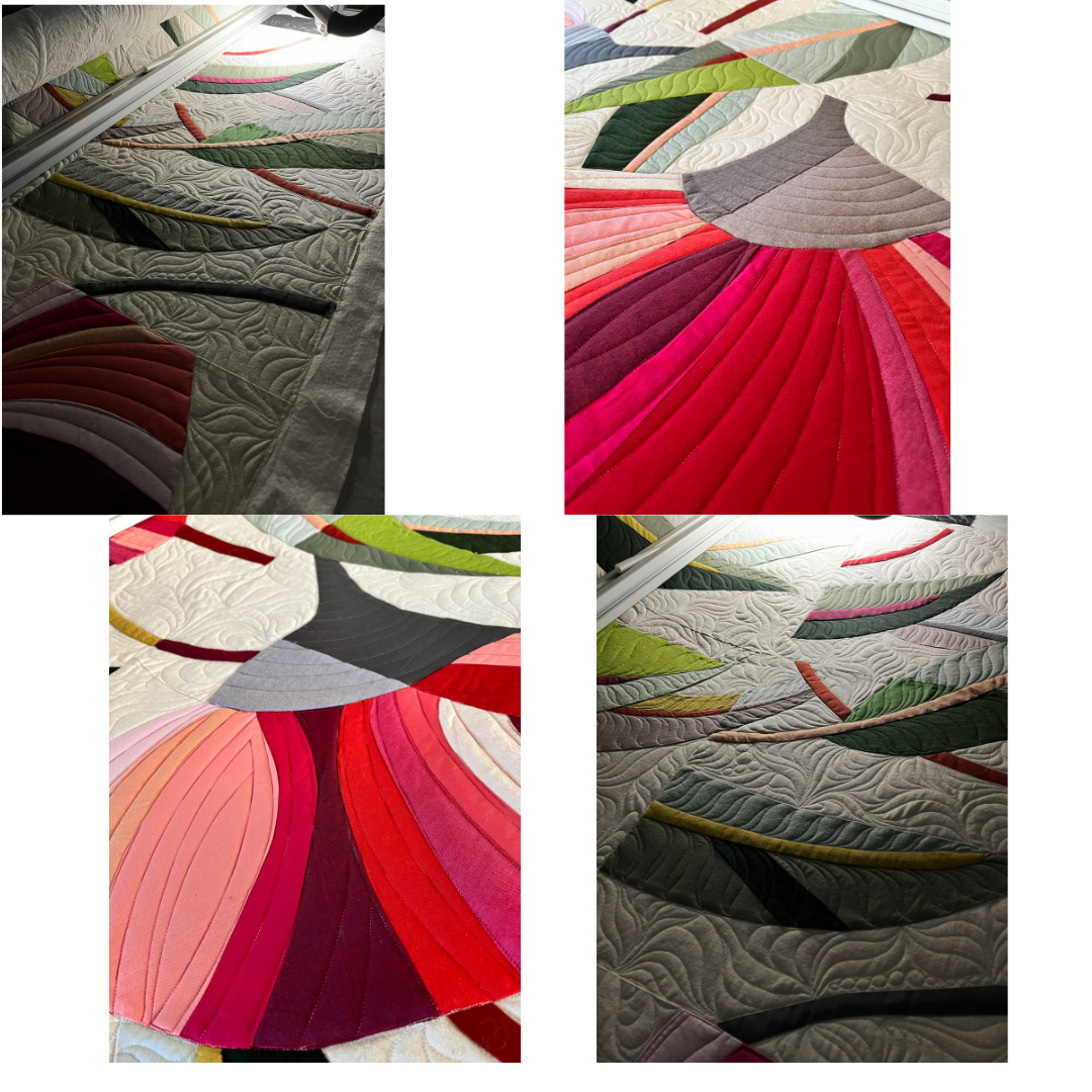 Quilting the Flowering Gum Quilt (CLIENT QUILT) — Pierce St. Quilting - Custom Longarm Quilting