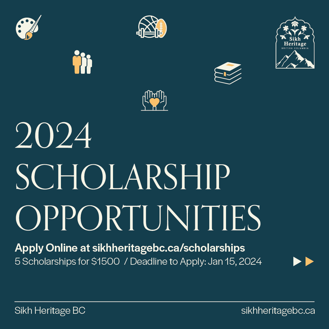 SHBC Scholarships — Sikh Heritage BC