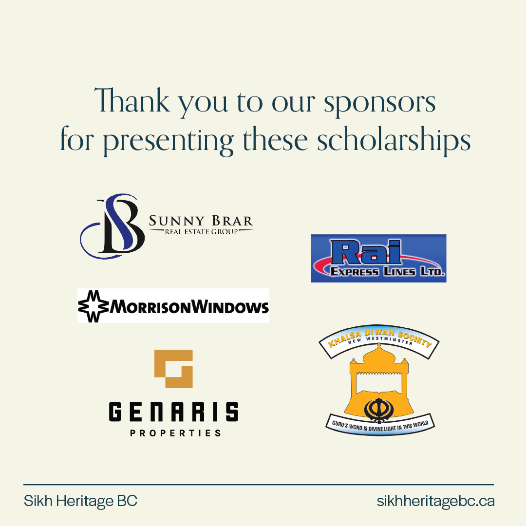 SHBC Scholarships — Sikh Heritage BC