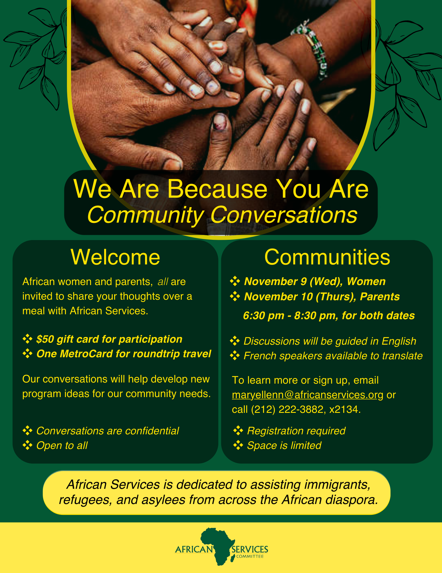 Community Conversations | Join the Conversation Today — African ...