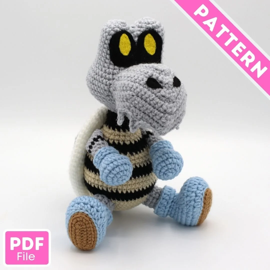 Crochet Pattern: Spooky Turtle Amigurumi Pattern [ENGLISH] — 1Up Crochet