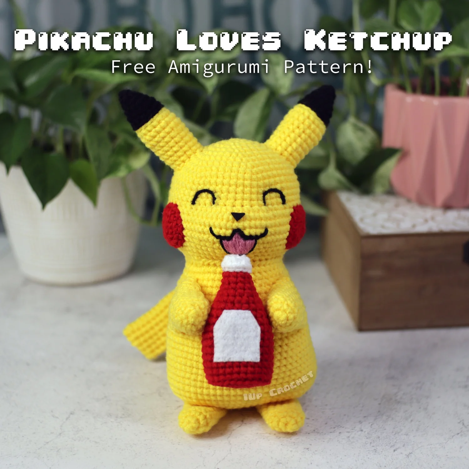 Free Pikachu Amigurumi Pattern — 1Up Crochet