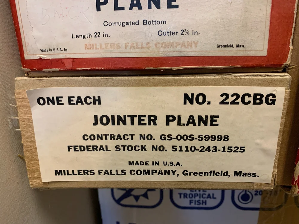 Millers Falls Plane Box — Millers Falls Planes