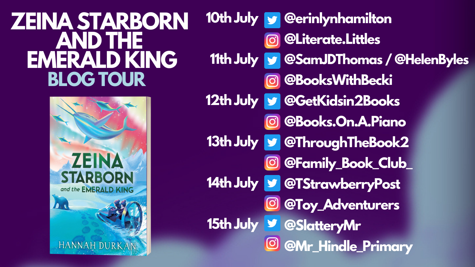 Blog Tour: Zeina Starborn and the Emerald King — Through the Bookshelf